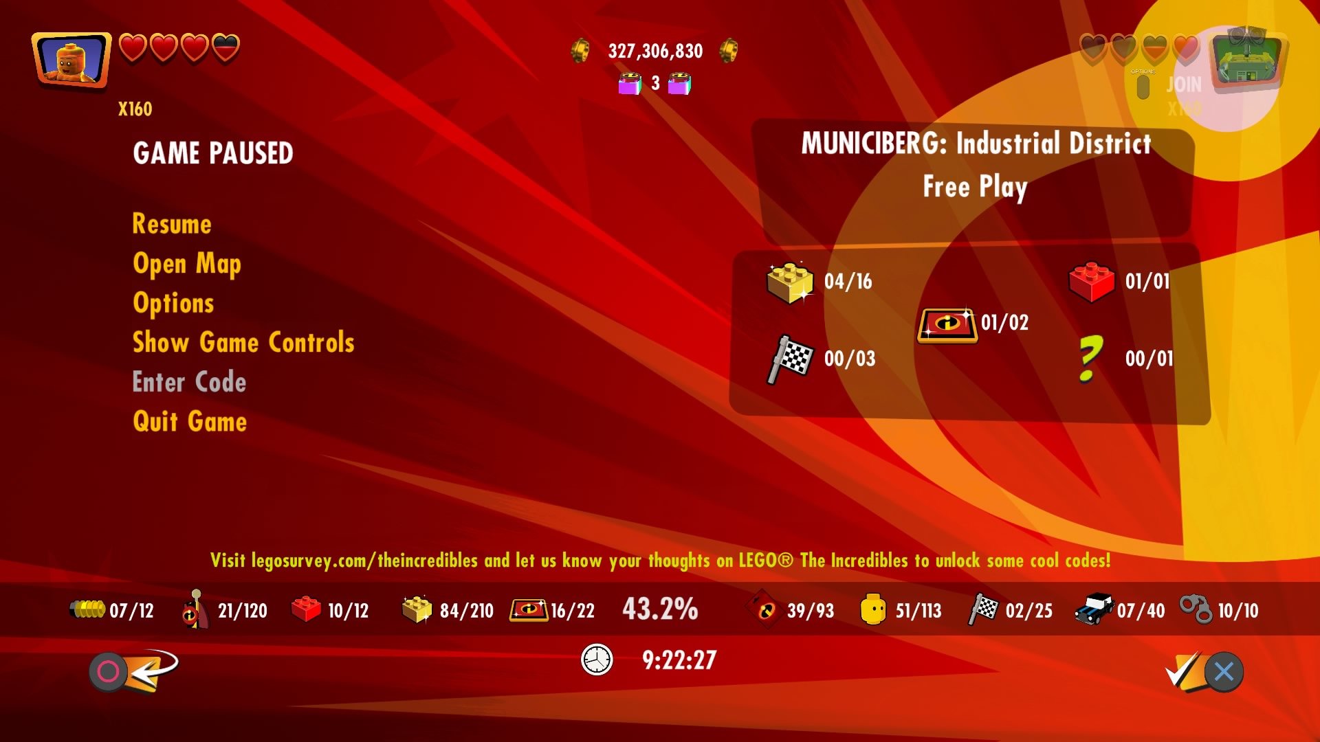 LEGO The Incredibles Cheats, Pixar Character Unlocks and Red Brick ...